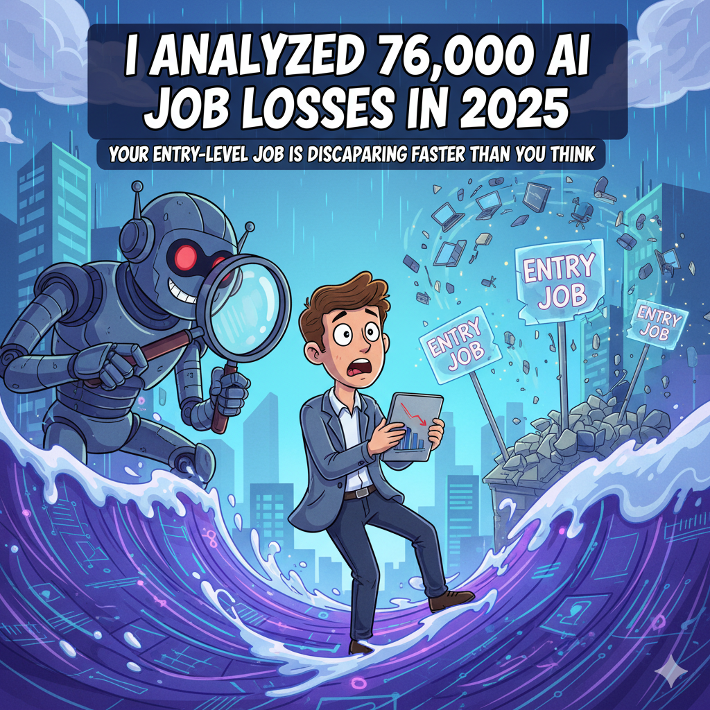 I Analyzed 76,000 AI Job Losses in 2025 — Your Entry-Level Job is ...