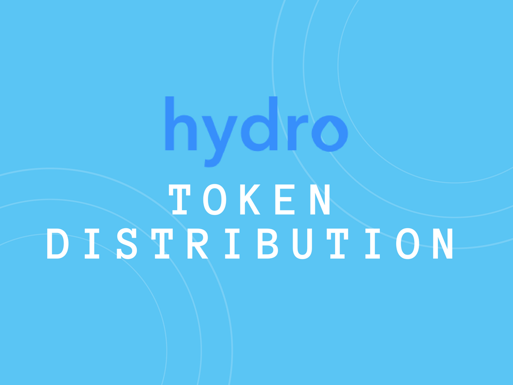 Understanding The Hydro Token Distribution | by Andy Chorlian ...