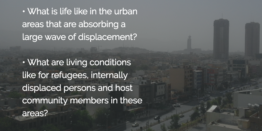 Urban Profiling of Displaced Populations in the Kurdistan Region | by ...