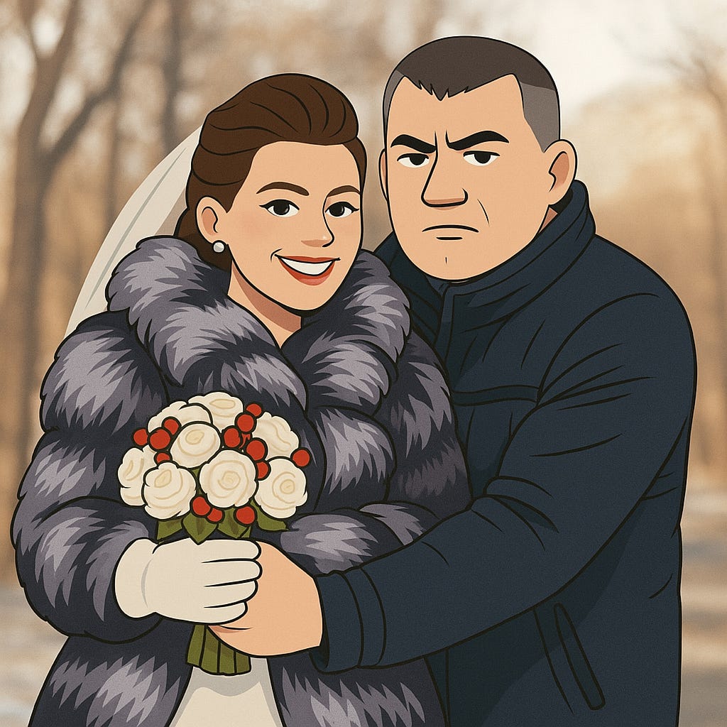 The Wedding That Winter Promised. A snowy forest. A fur coat. A sturdy ...