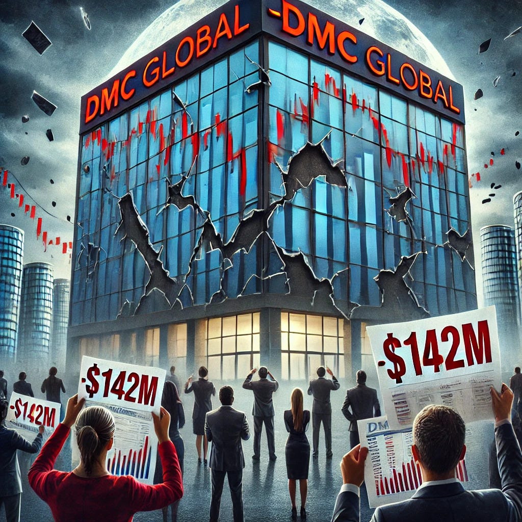 دعوی حقوقی سهامداران علیه شرکت DMC Global: کاهش ارزش ۱۴۲ میلیون دلاری و ...