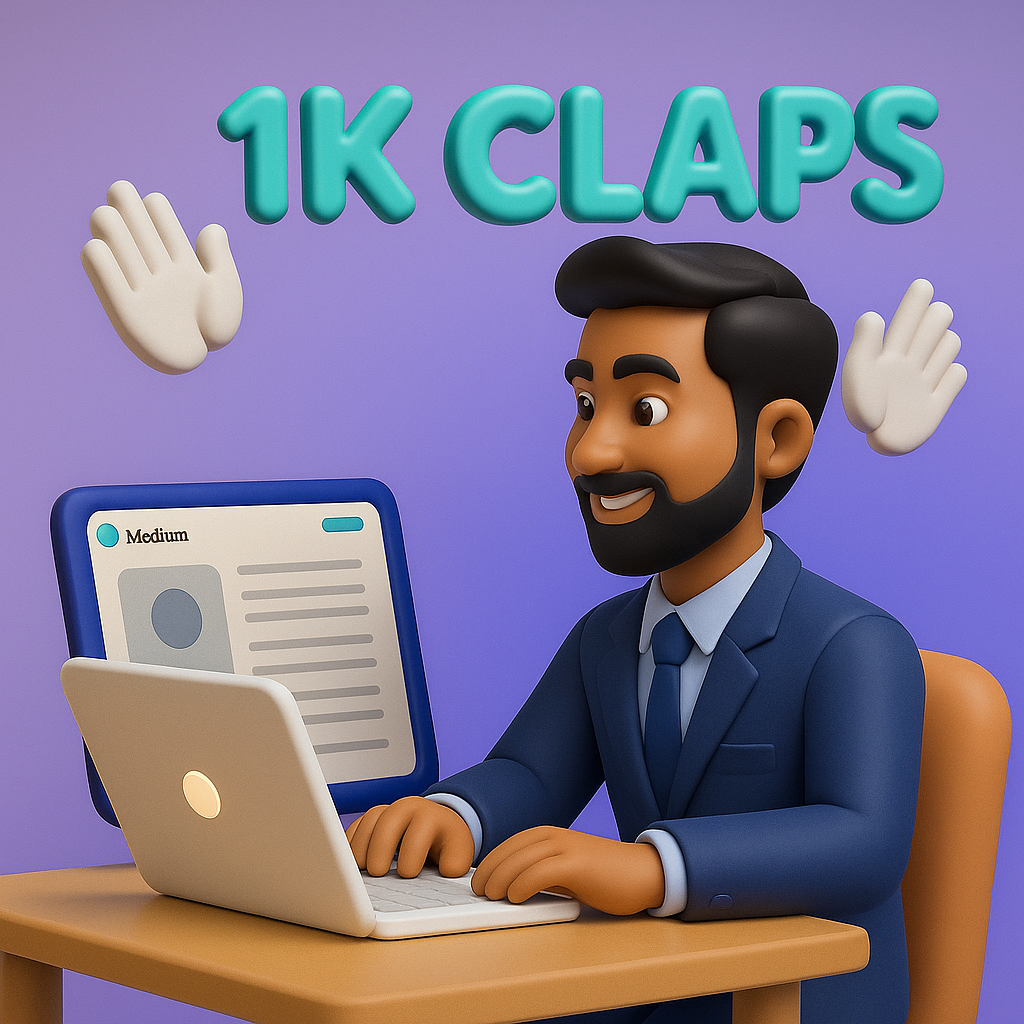 My Goal is to write a 1,000-Clap Blog on Medium.com | by Krishna Gupta ...
