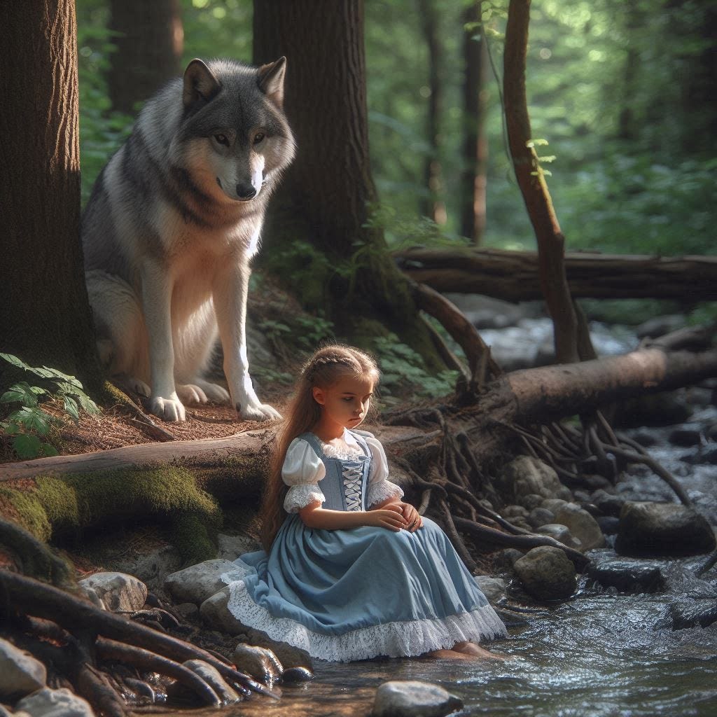 The Wolf and the Princess. Day 163 Drabble Challenge — “MANNER” | by ...
