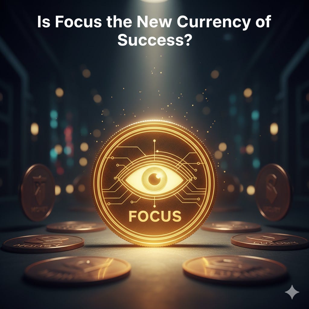Is Focus the New Currency of Success? | by Abdur Rahman | Medium