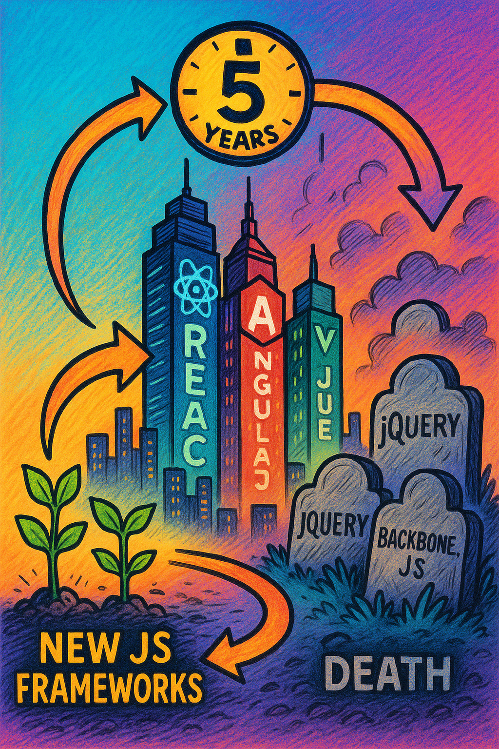 90% of JavaScript Frameworks You’re Using Today Will Be Dead in 5 Years ...