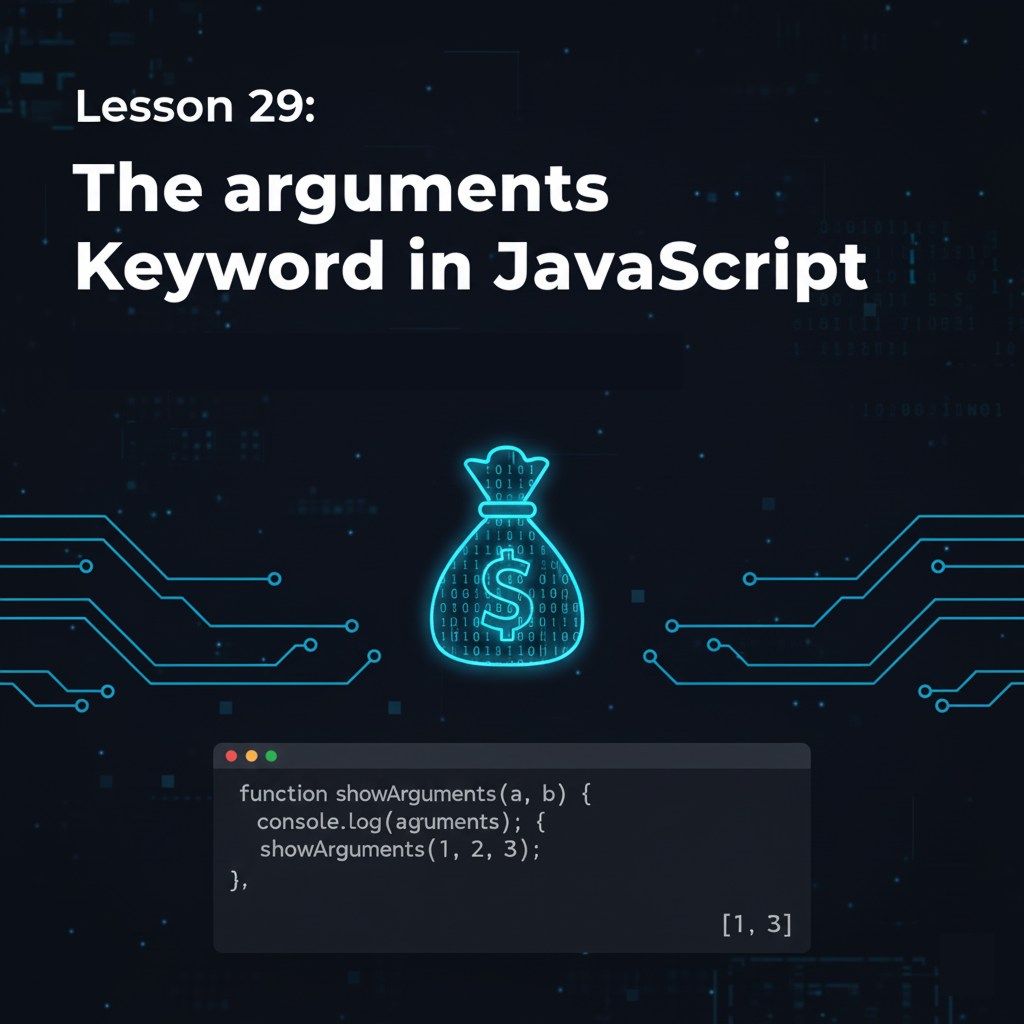 Lesson 29: The arguments Keyword in JavaScript | by Yuvaraj S | Oct, 2025 | Medium