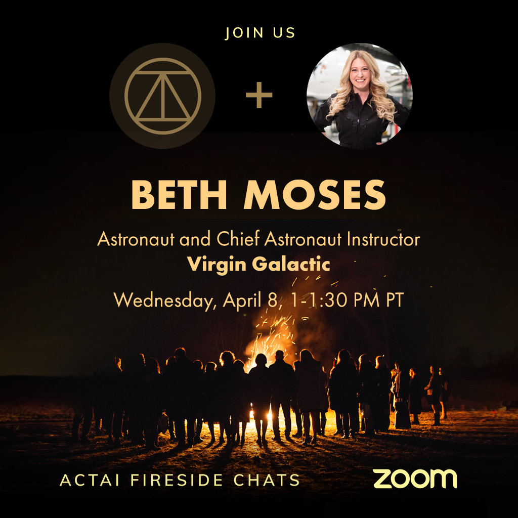 Fireside Chat with Beth Moses, Astronaut and Virgin Galactic’s Chief ...