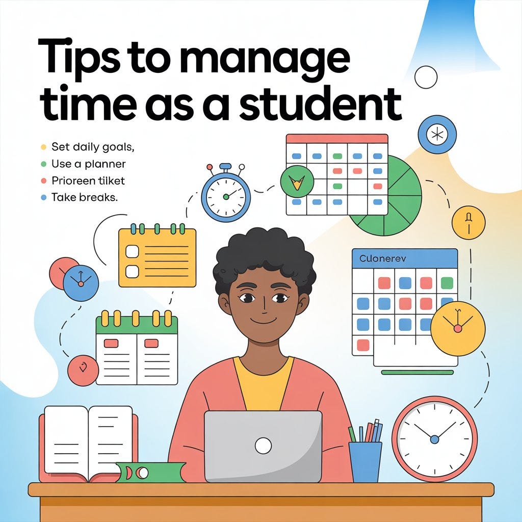 “How to Manage Time as a Student” | by Afzaal shaukat | Jan, 2026 | Medium