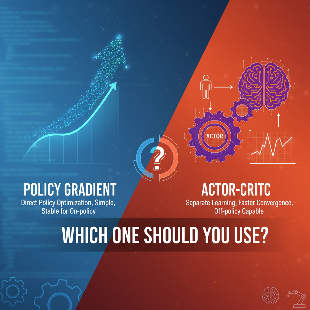 Policy Gradient vs Actor-Critic — A Simplified Guide for Reinforcement ...