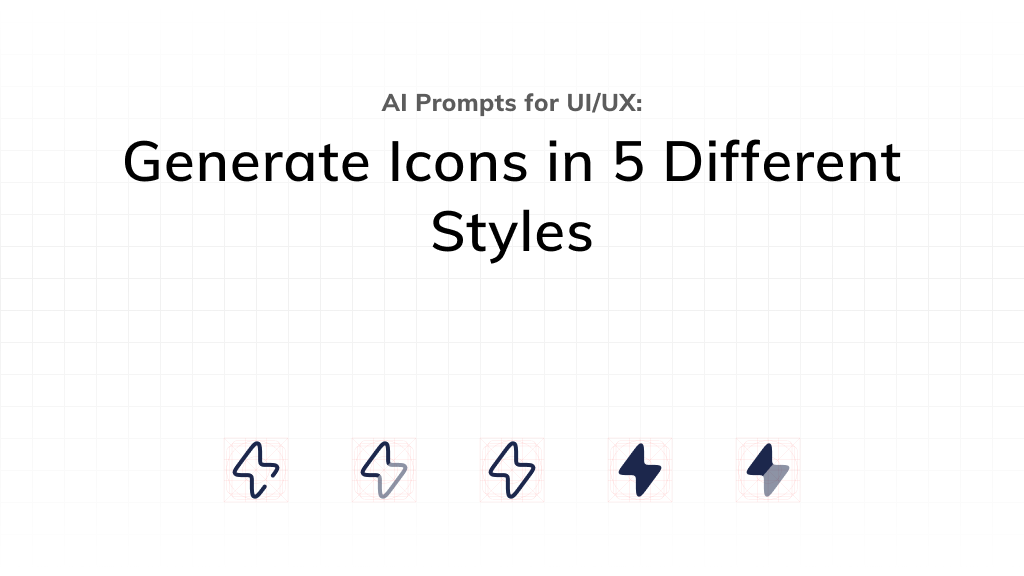 AI Prompts for UI/UX: Generate Icons in 5 Different Styles | by Kemal ...