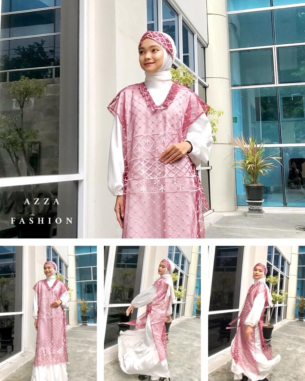gamis dengan detail yang indah: memancarkan keanggunan dan pesona | by ...