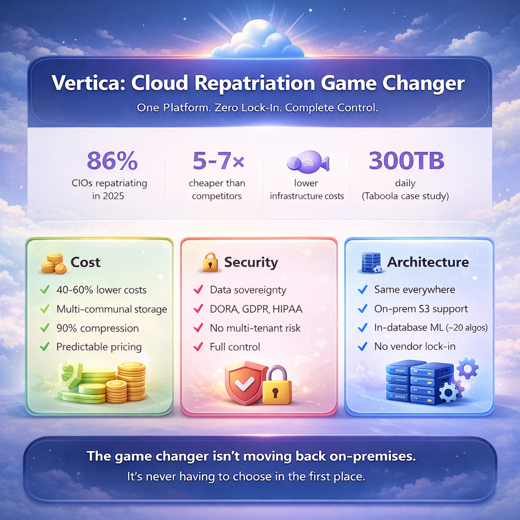 Vertica Analytics Database is a game changer for cloud repatriation ...