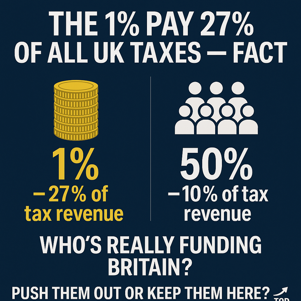 Britain’s 1% Pay 27% Of All Taxes. So Why Do We Keep Pushing Them Out ...