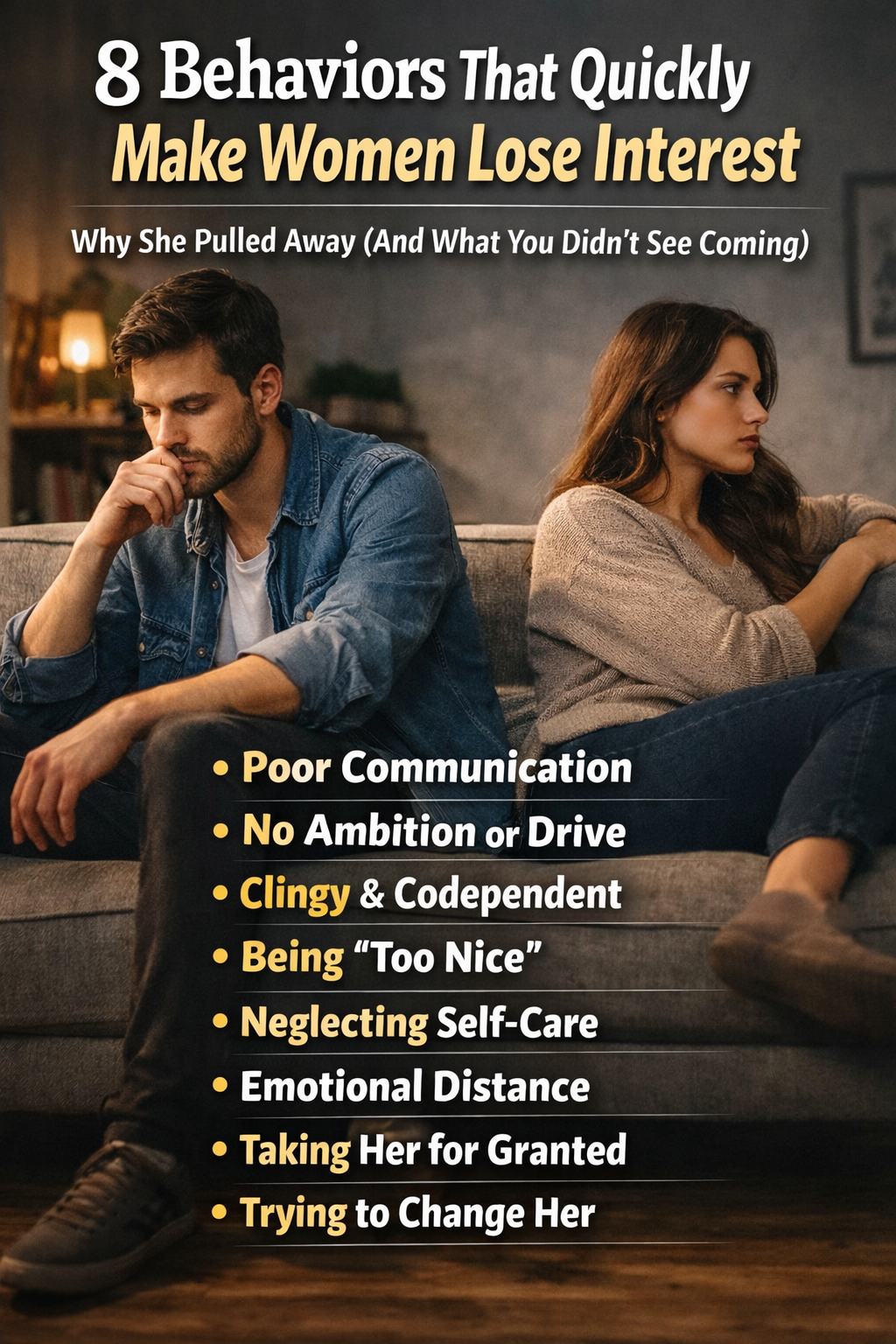 Behaviors That Make Women Lose Interest Faster Than They’ll Ever Admit ...