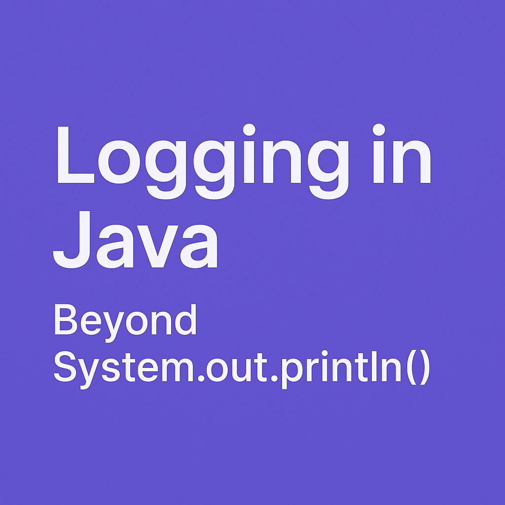 A post tailored for Java beginners who are just stepping into professional logging concepts ...