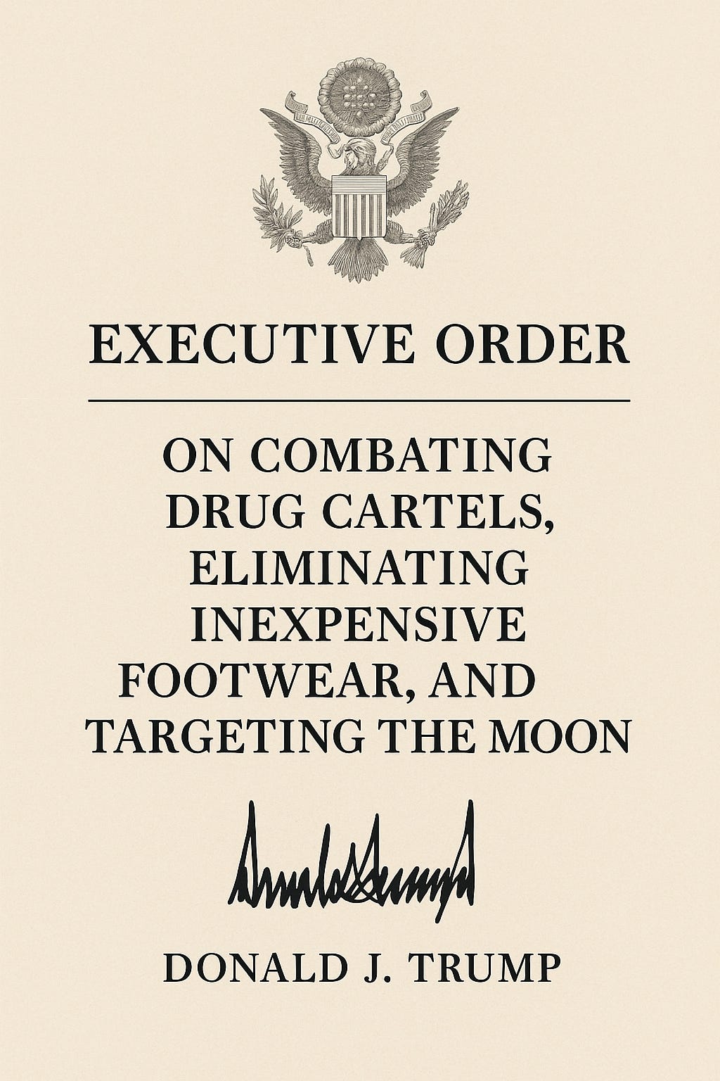 I Watched Trump Declare War on Drug Cartels, the Moon, and My Crocs ...