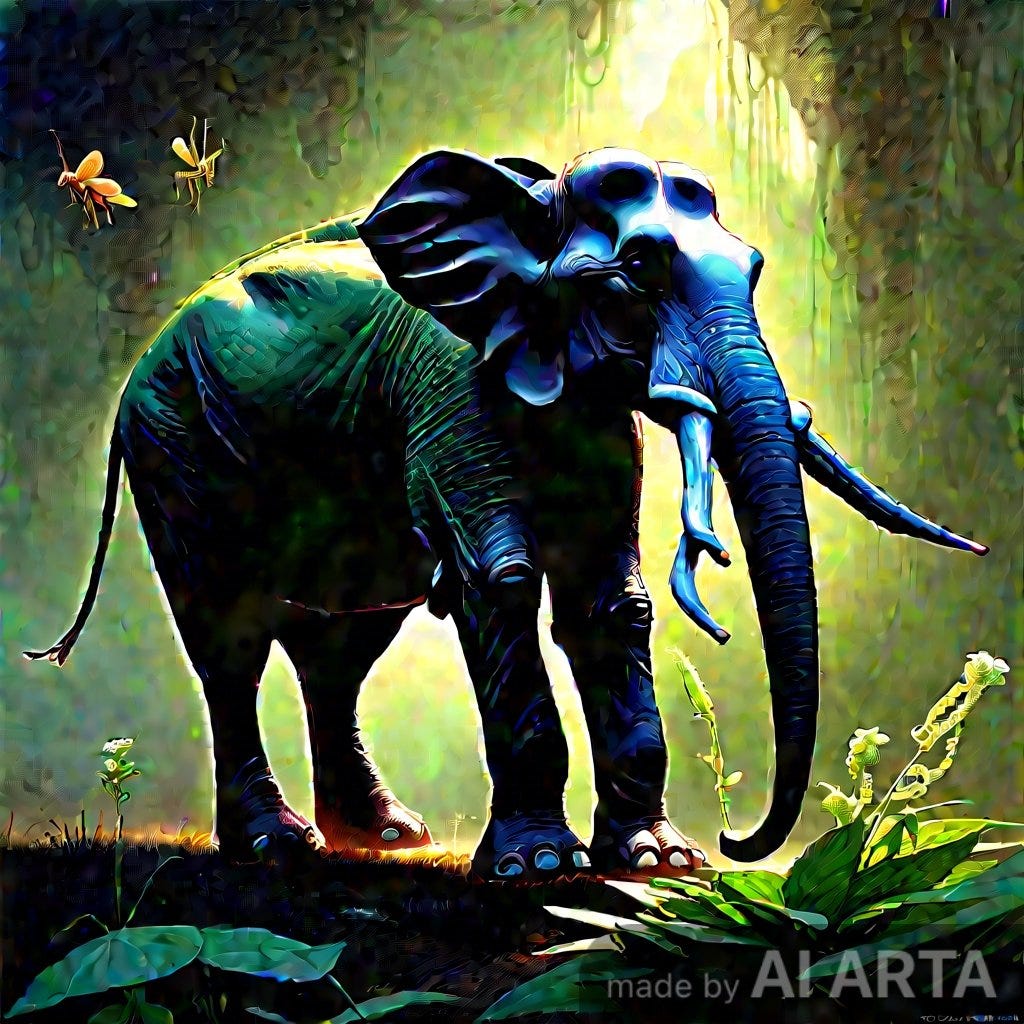 The Generous Elephant and the Wise Praying Mantis | by ...