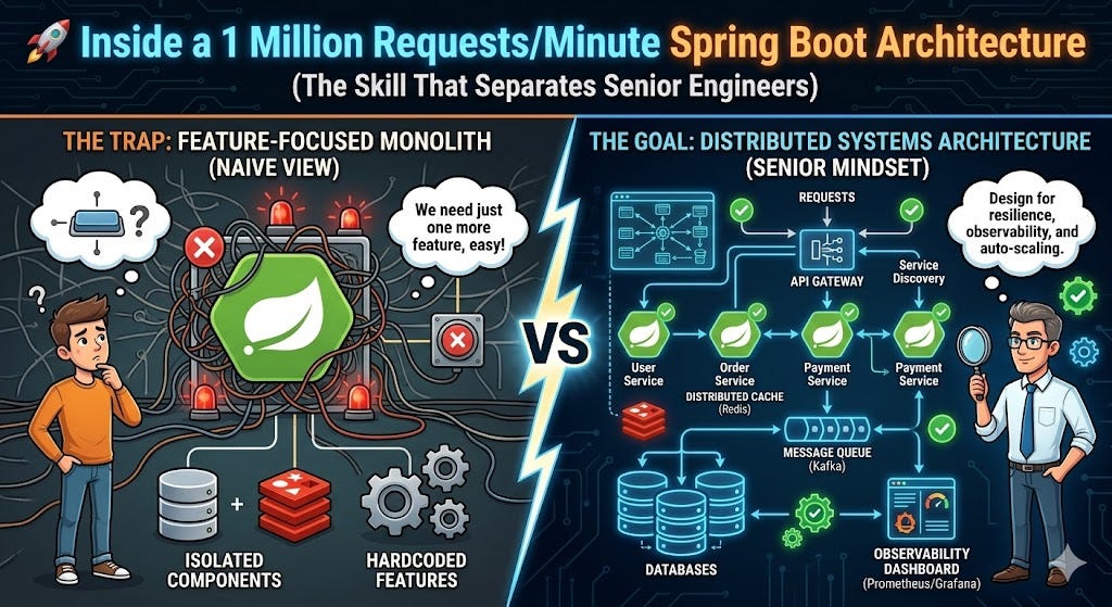 🚀 Inside a 1 Million Requests/Minute Spring Boot Architecture | by ...