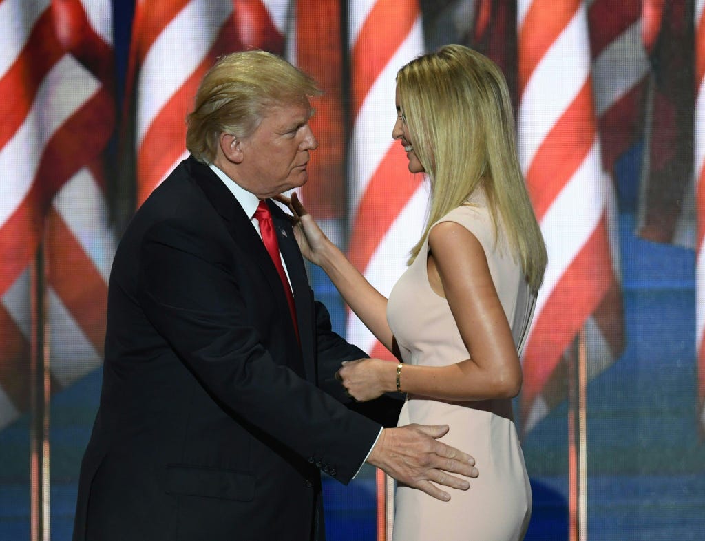 We Really Need to Talk About Donald’s Treatment of Ivanka Now | by Brian Geddes | Medium