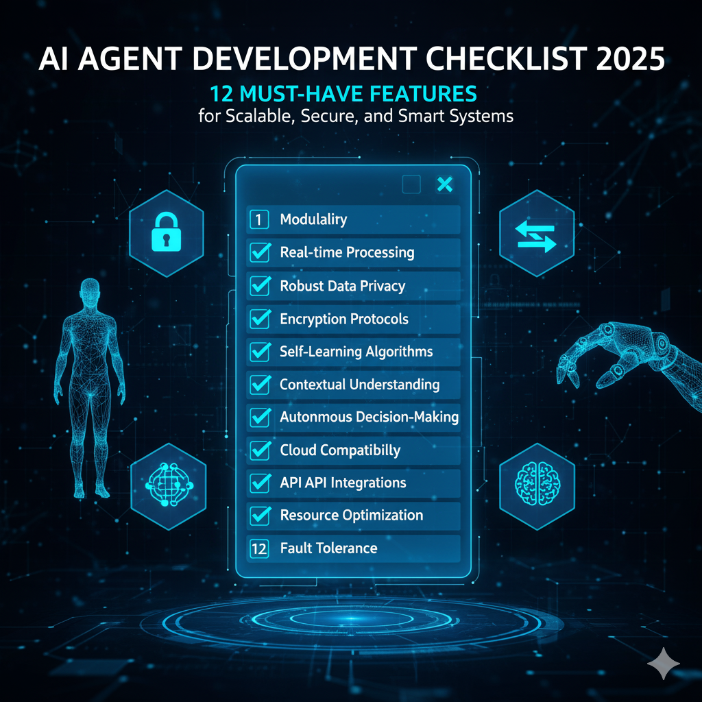 AI Agent Development Checklist 2025: 12 Must-Have Features for Scalable ...