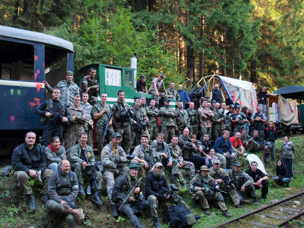 Večný boj military vs speedball. Po poslednej big game vo Vyšehradnom ...