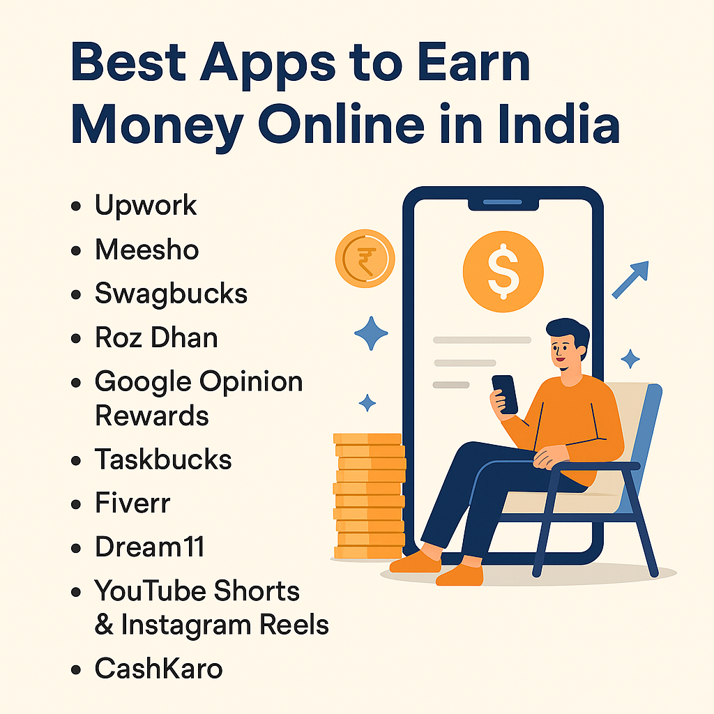 Best Apps to Earn Money Online in India | Bloggerbypassion