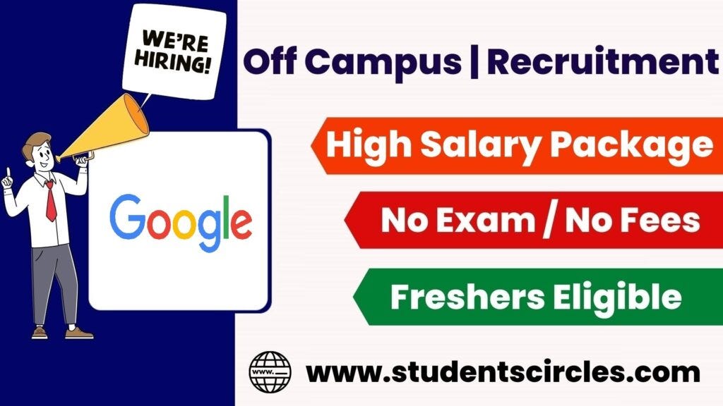 Google Summer Internship 2023 | Fresher | Direct Link | by V G Selvam ...