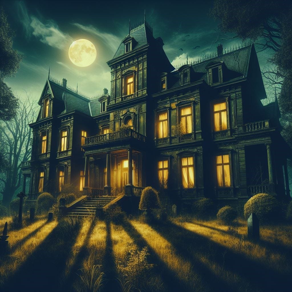 Experience of Living in a Haunted Mansion | by Amir Bibi | The Kraken Lore