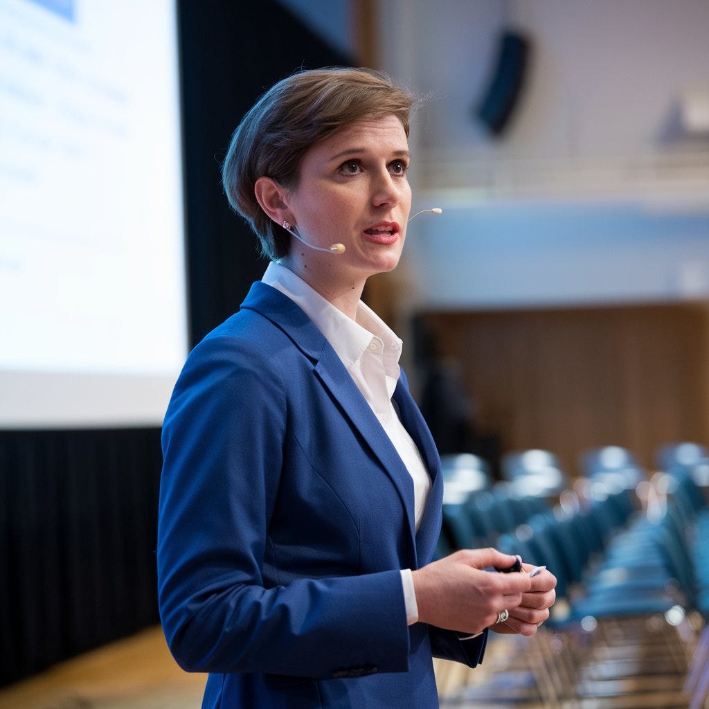 The Public Speaker: A shy individual learns to overcome stage fright ...