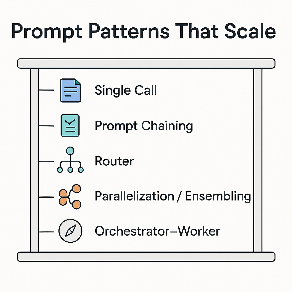 LLM Prompt Patterns: Chains, Routers, Ensembles | Medium