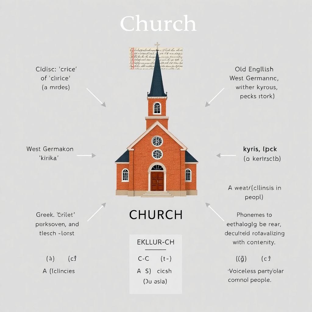 Word “Church” Its History and Components The word “Church” has a rich ...