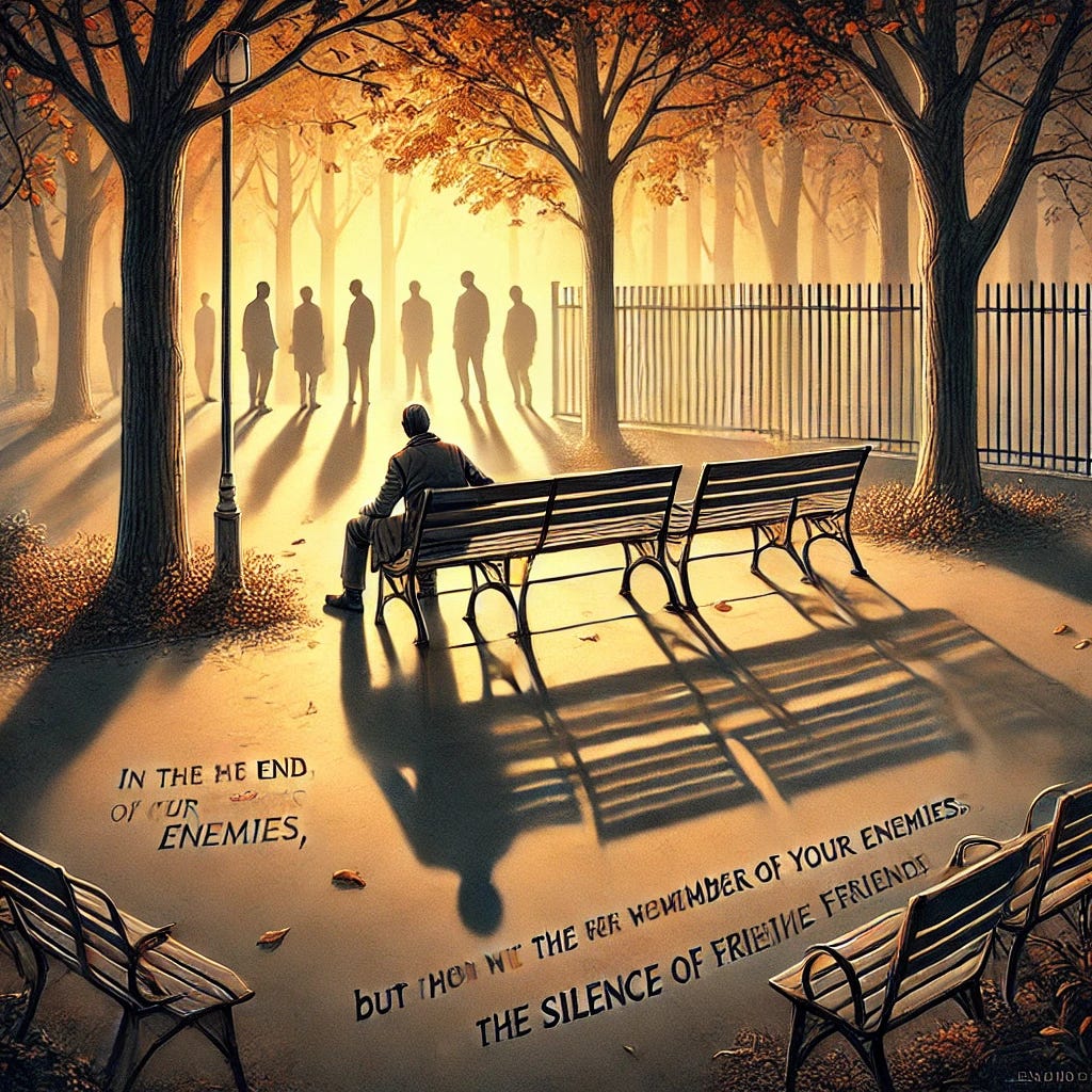 The Weight of Silence: Reflections on Friendship and Support | by ...