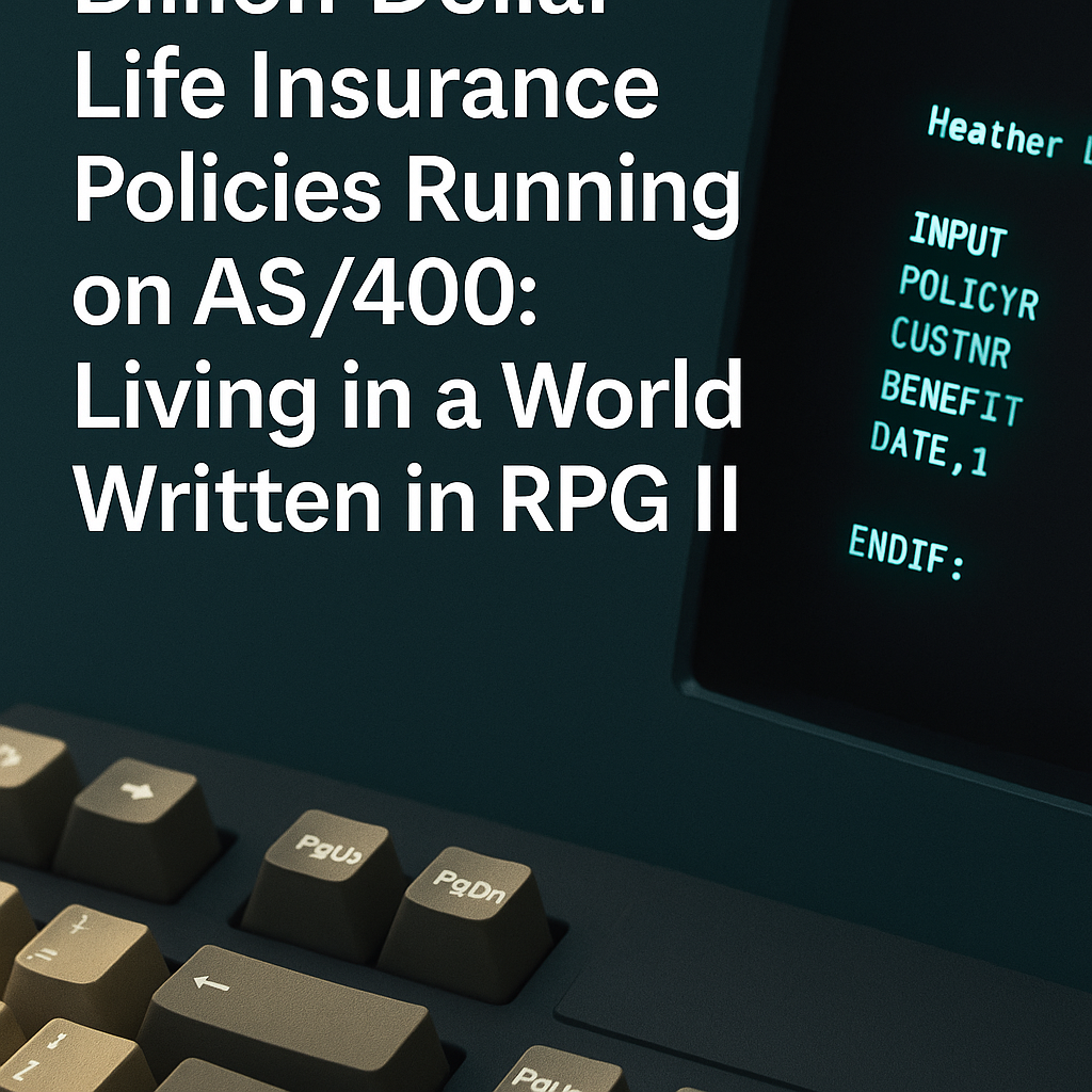 Billion-Dollar Life Insurance Policies Running on AS/400 “Living in a ...