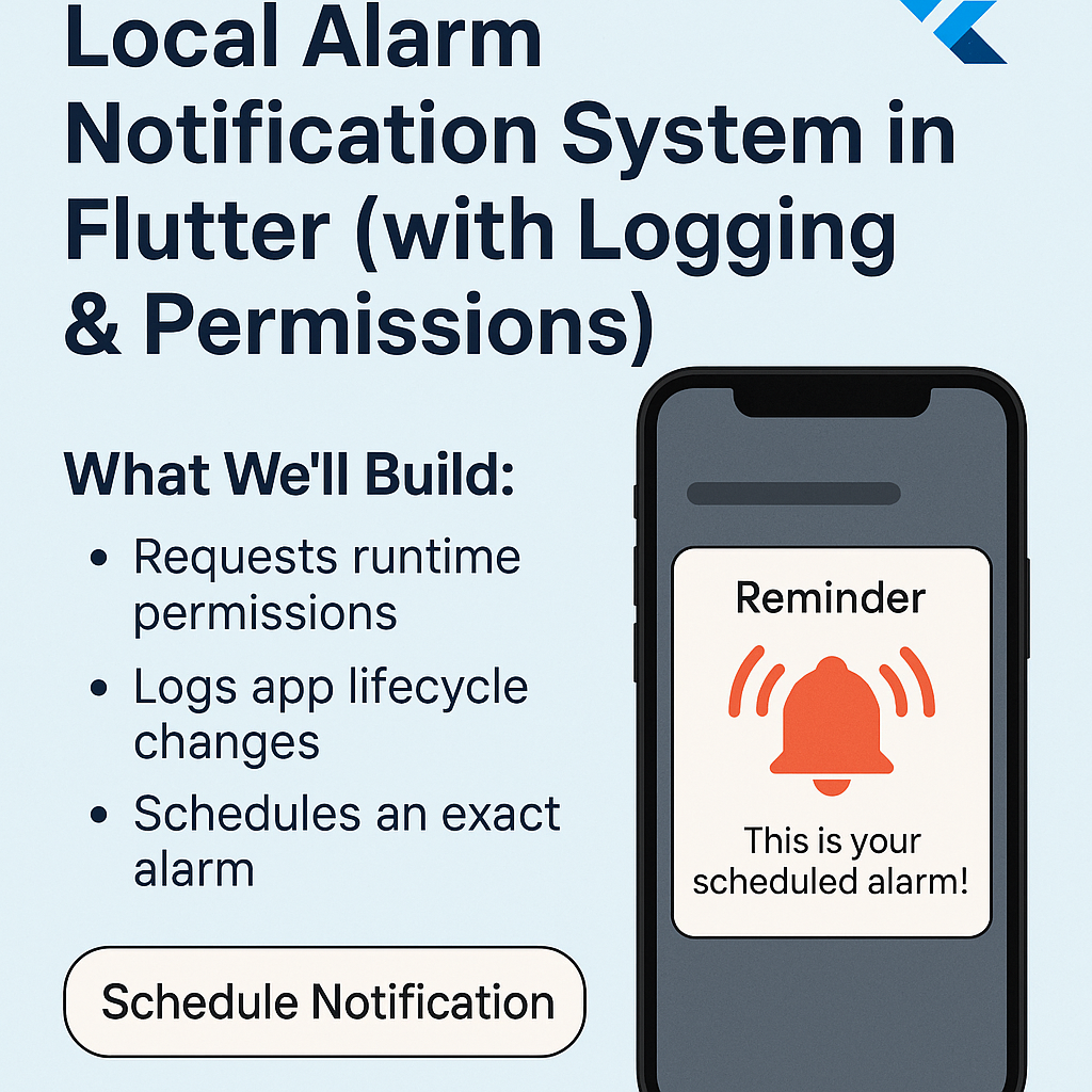 🔔 Building a Local Alarm Notification System in Flutter (with Logging & Permissions) | by ...