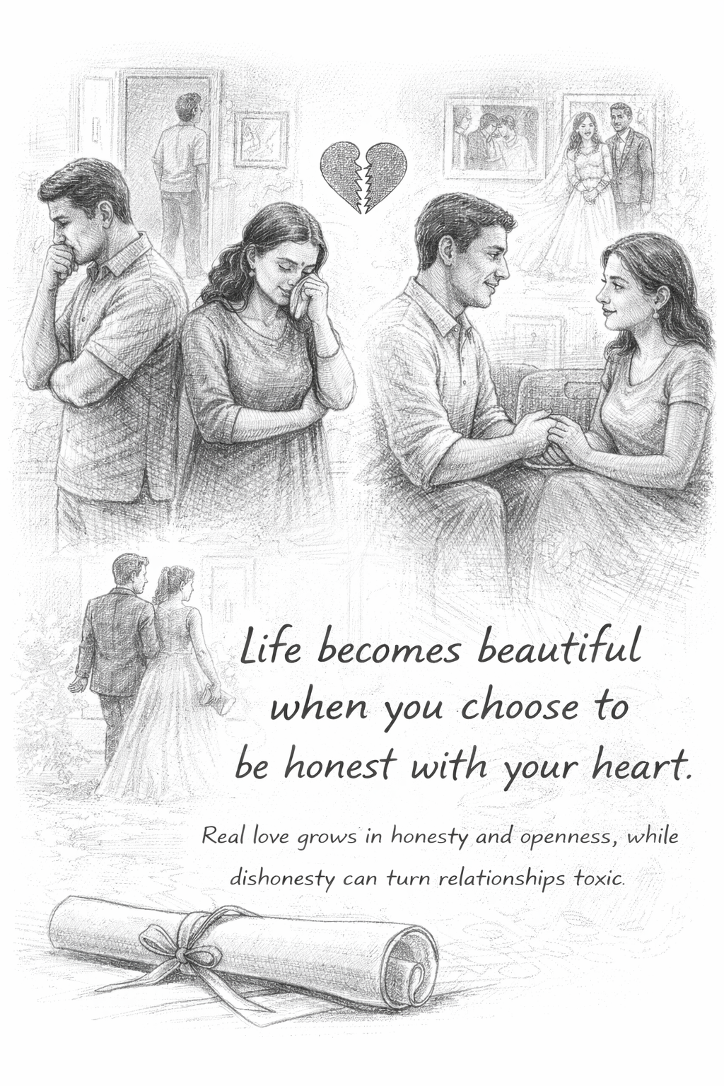Life Becomes Beautiful When You Choose to Be Honest With the Heart | by ...