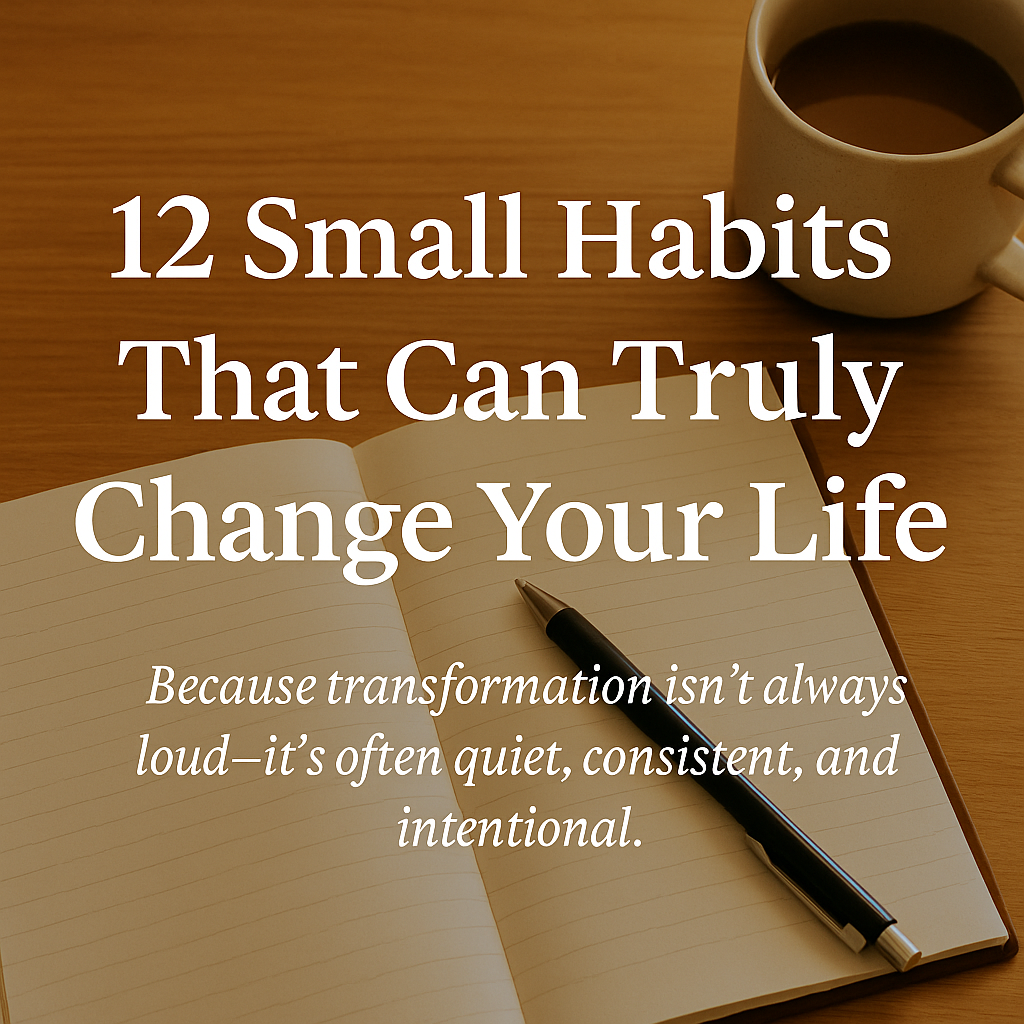 12 Small Habits That Can Truly Change Your Life | by Gary Fretwell ...