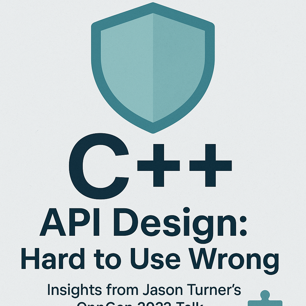 C++ API Design. Drawing from Jason Turner’s CppCon 2022… | by Tharindu Lakmal Yapa | Apr, 2025 ...
