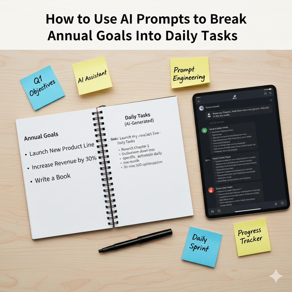 How to Use AI Prompts to Break Annual Goals Into Daily Tasks | by Sarah ...