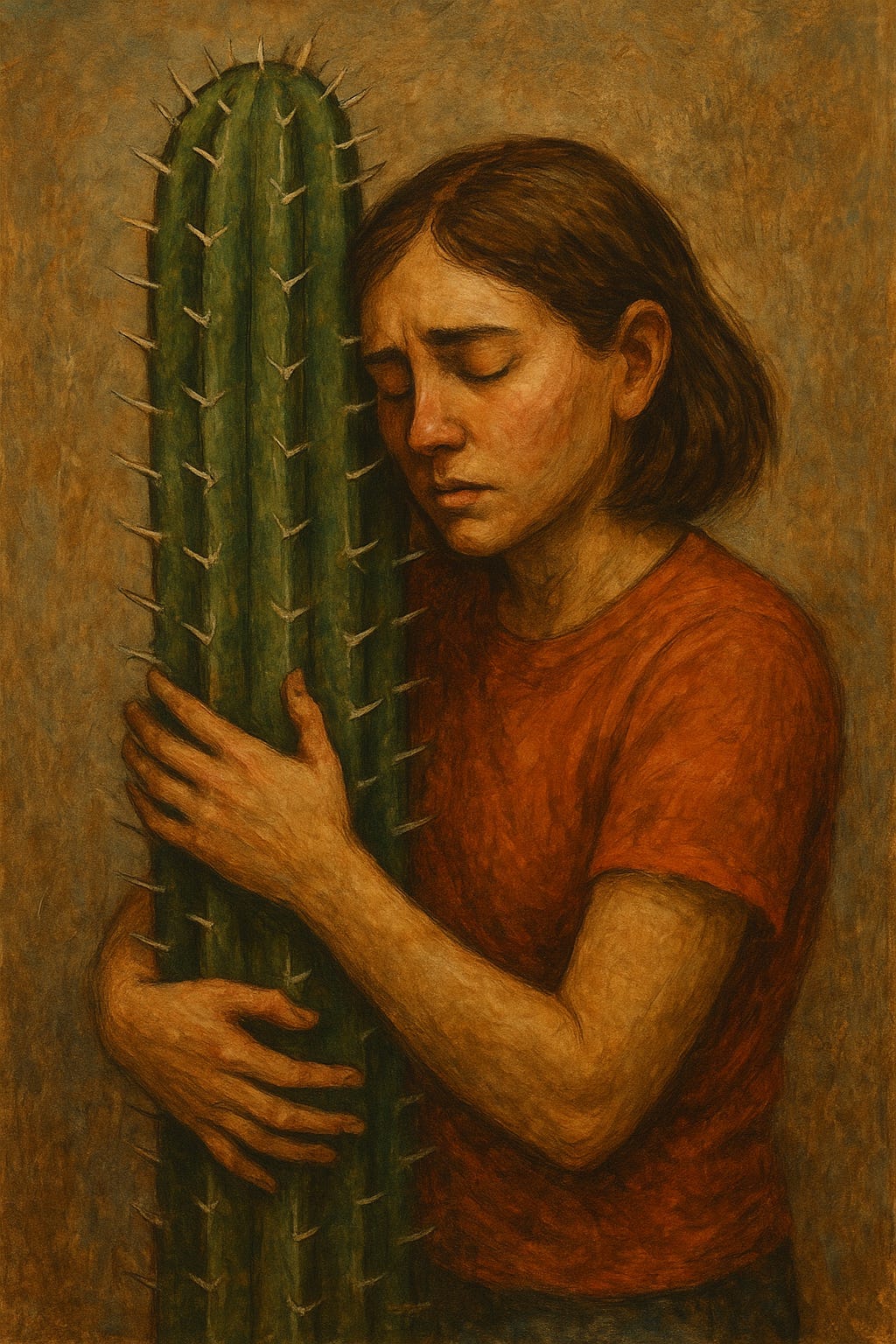 Hugging the Cactus. Self Reflection | by Eiri Waters, aka Dust or Star ...