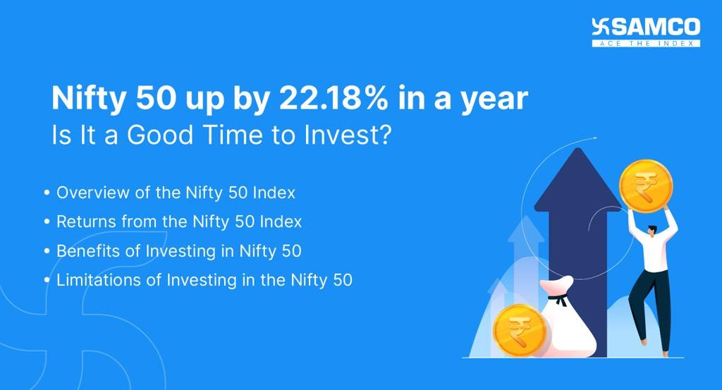 NIFTY 50 was 22.18% up from Last Year. Where Do You Stand? | by Samco Securities | Jul, 2023 ...