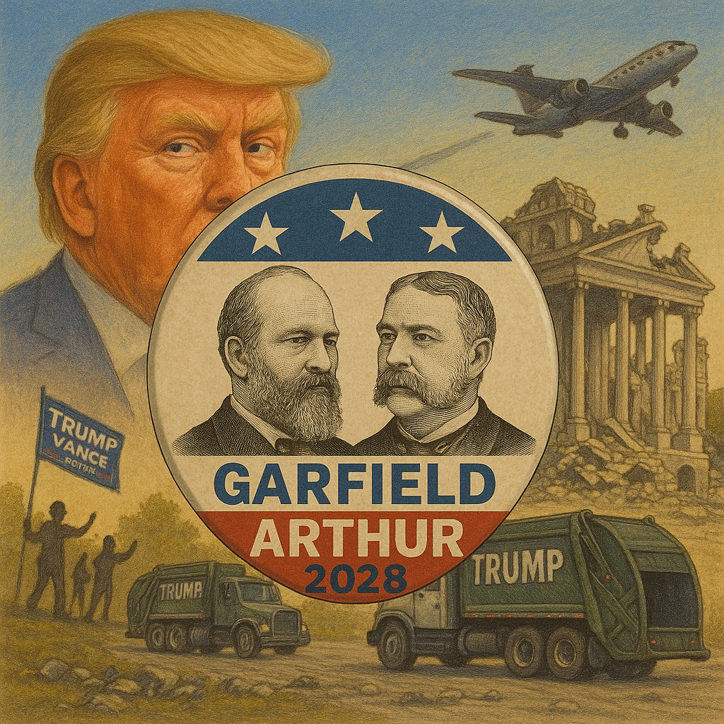Vote Garfield-Arthur in 2028!. We just watched “Death By Lightning” on ...