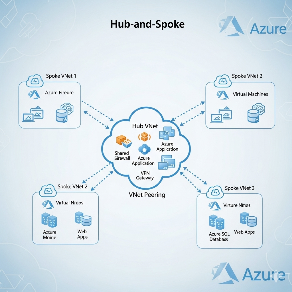 What is Hub-and-Spoke Model in Cloud? | by Asai Thambi | AZURE HUB | Medium