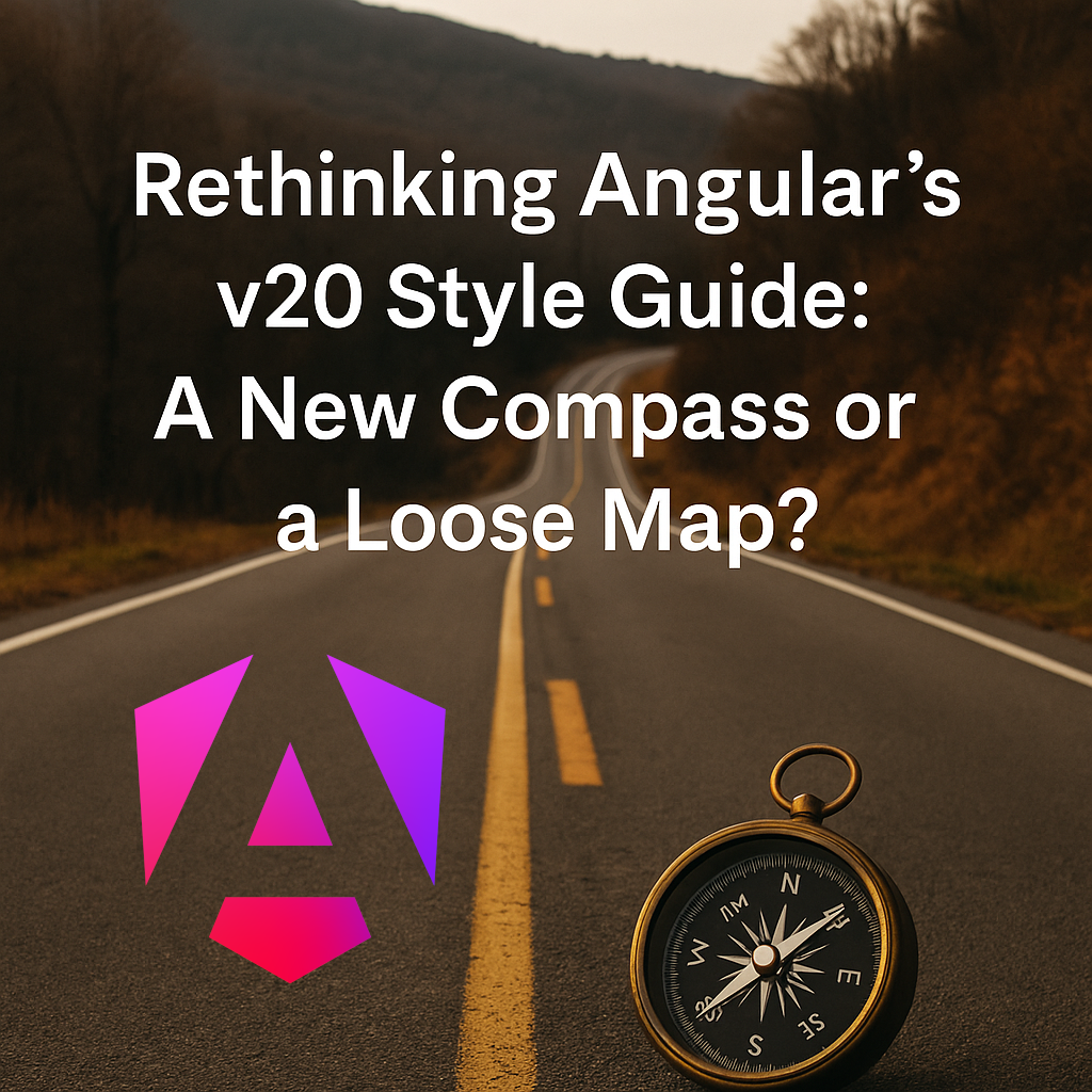 Rethinking Angular’s v20 Style Guide: A New Compass or a Loose Map? | Medium