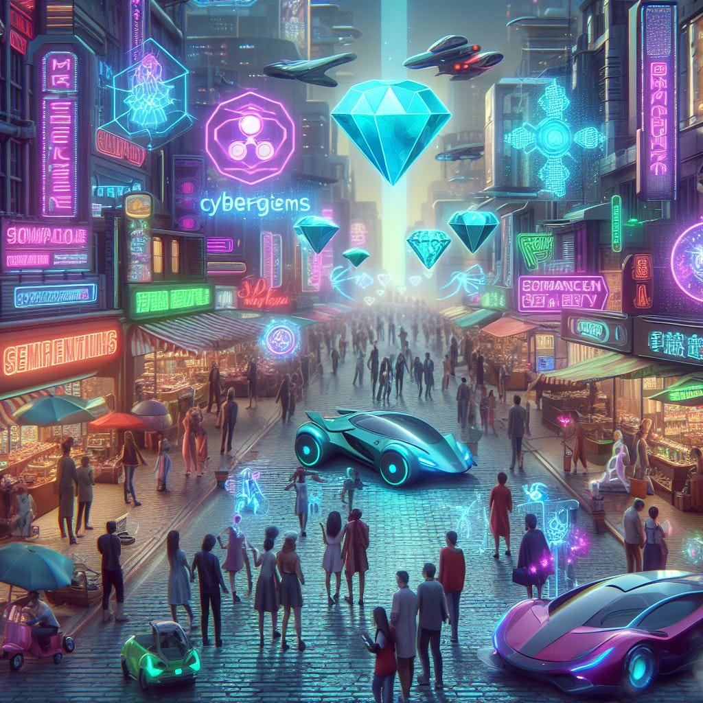 Navigating the NFT Boom: How Cybergems Stand Out in a Crowded Market | by Xin (欣) | Apr, 2024 ...