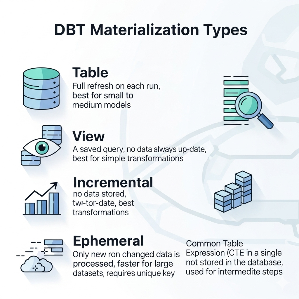 Mastering DBT Materializations: Real-World Use Cases and Pitfalls | by ...
