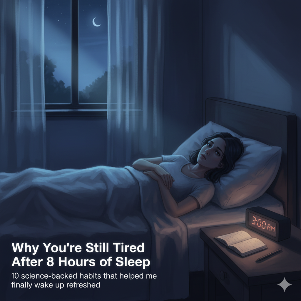 Why You’re Still Tired After 8 Hours of Sleep (And What to Do About It) | by Pooja Pawar, PhD ...