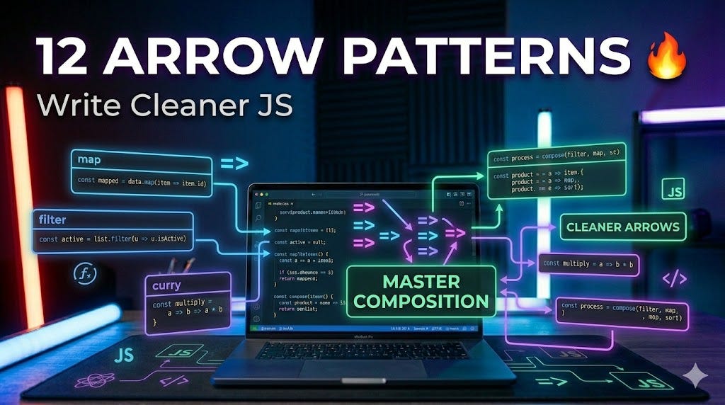 12 Arrow Function Patterns to Write Cleaner, Shorter Code | by ...