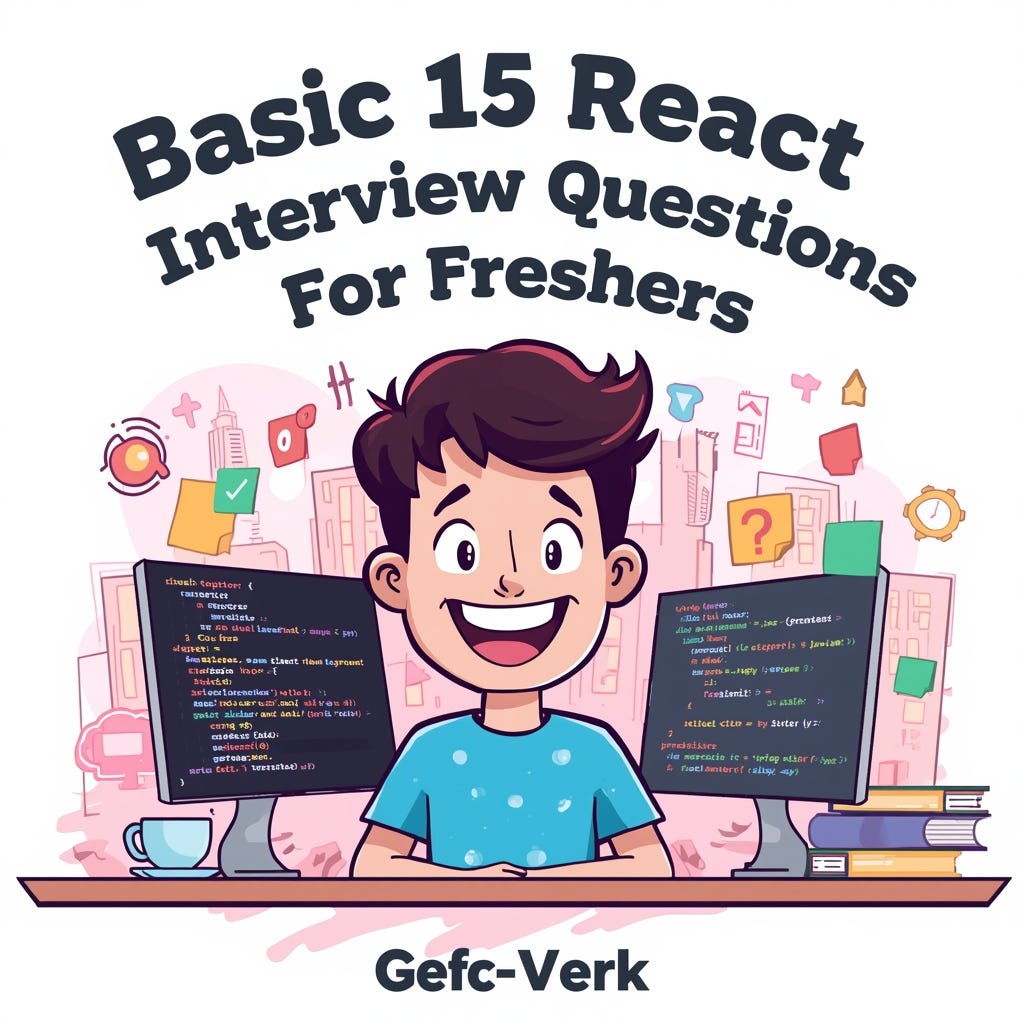 Basic 15 React Interview Questions For Freshers | by Rasathurai Karan | Javarevisited | Dec ...