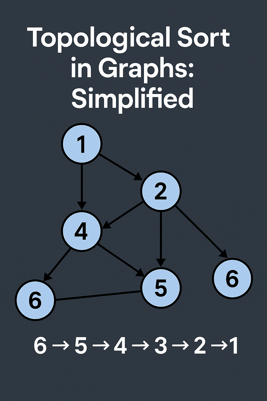 Topological Sort : Graph. What is Topological Sort? | by Yogendra | Jul, 2025 | Medium