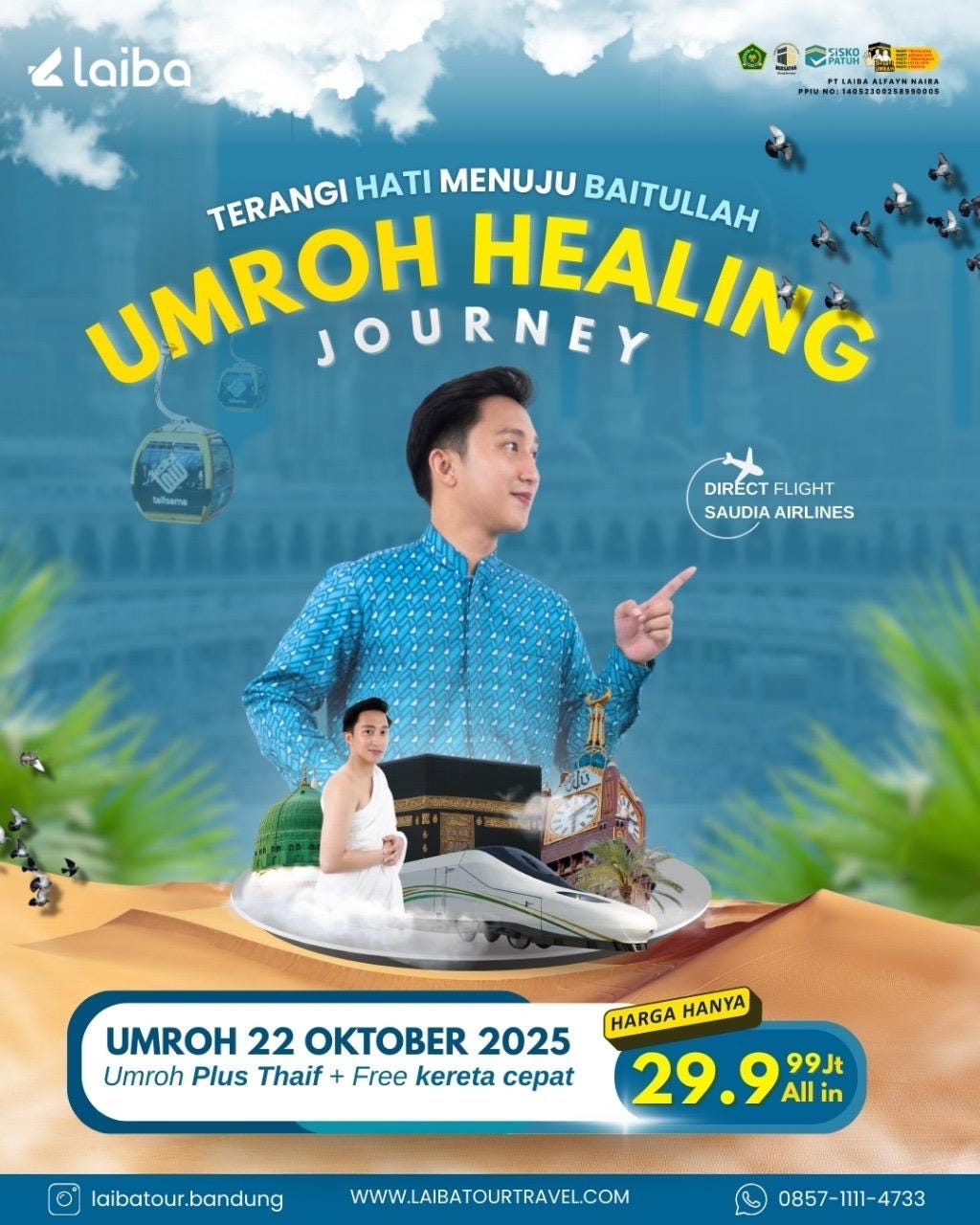 TRAVEL UMROH BANDUNG TERPERCAYA, WHATSAPP 0857–1111–4733, Travel Umroh ...